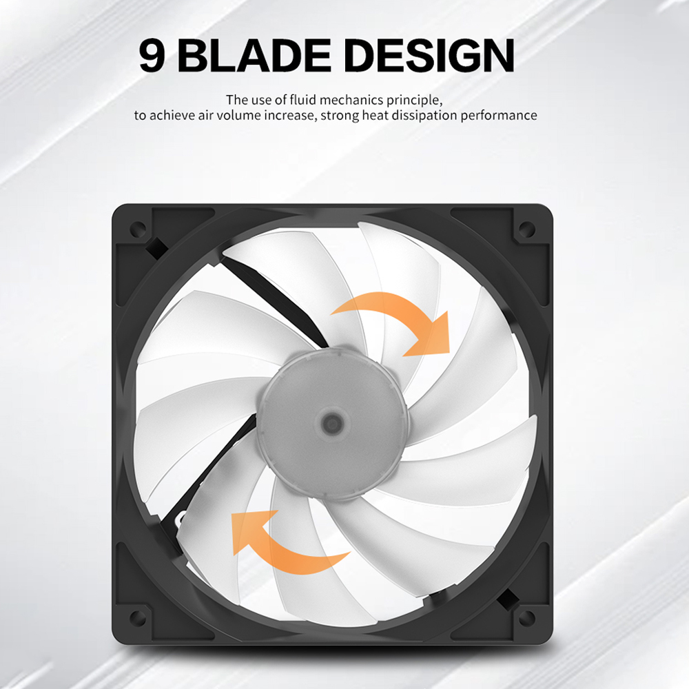 Aigo Pc Case Fan Ventiladores 120mm Molex 4pin Int... – Grandado