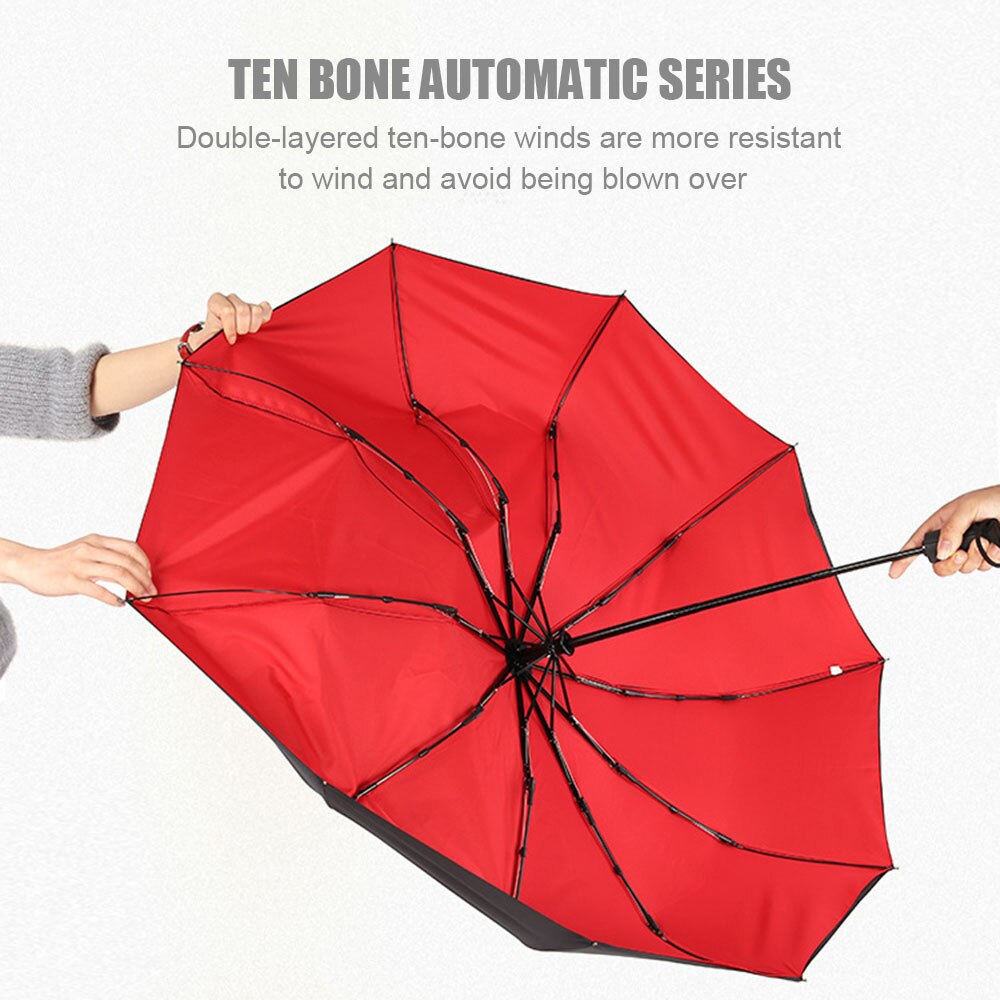volautomatische Paraplu Mannen Regen Vrouw Double ... – Grandado