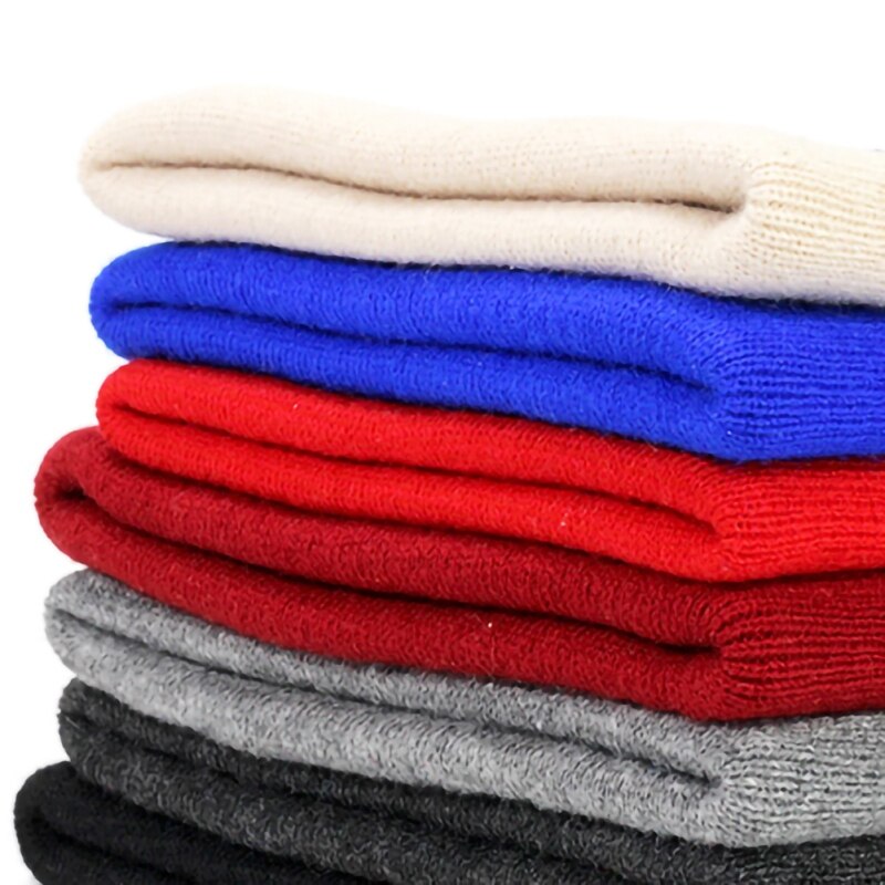 ./Winter Men Women Warm Cuffed Beanie Knitting Woo... – Grandado
