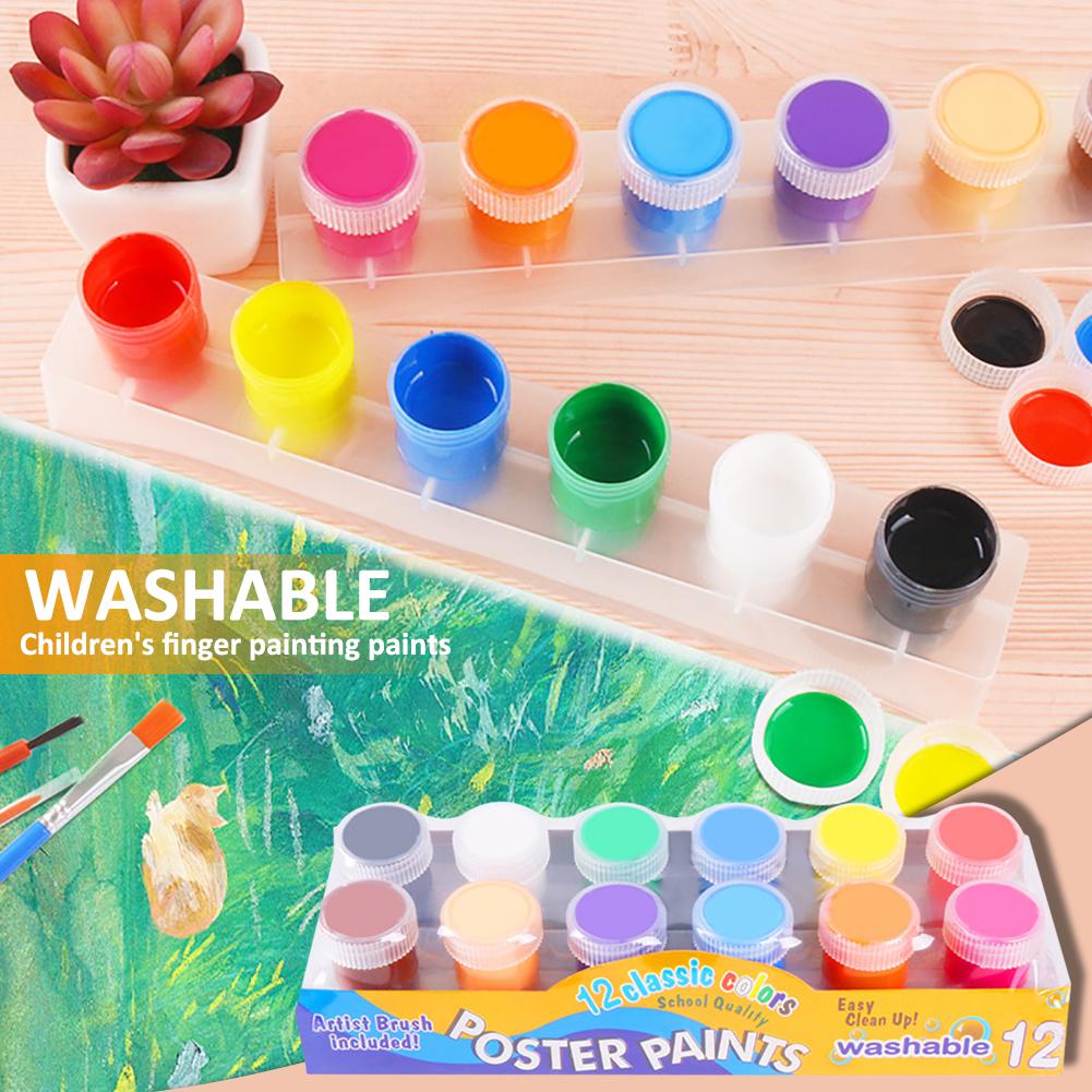 Children Finger Painting Paints Vibrant Colors Was... – Vicedeal