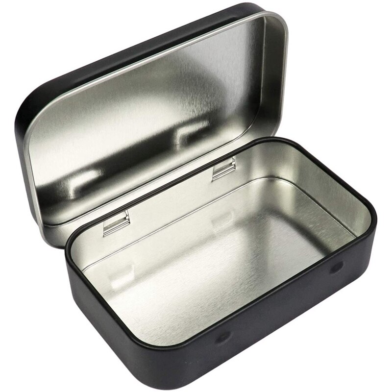 10 Pack Metal Rechthoekige Lege Scharnierende Blik... – Grandado