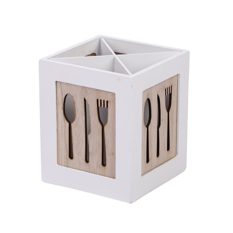 Cutlery Organizer 4 Compartment Utensil Holder Kni... – Vicedeal