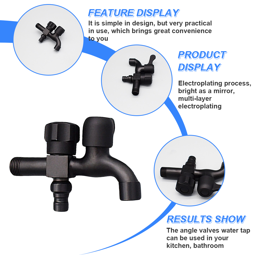Water Shut Off Valves Multifunctional 3-way Dual-u... – Grandado