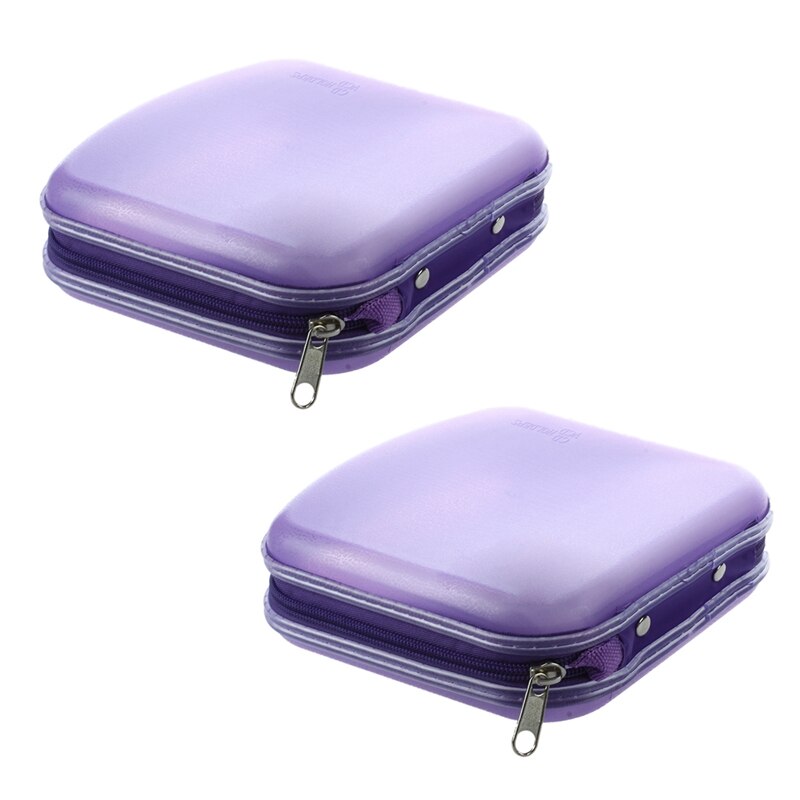 2X 40 Disc CD DVD VCD DJ Storage Media Holder Slee... – Grandado