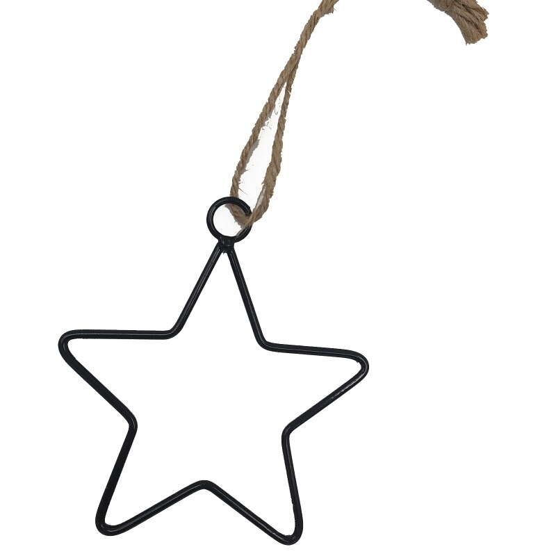 DIY Wrought Iron Metal Stars Ring Stars Wire Wreat... – Grandado