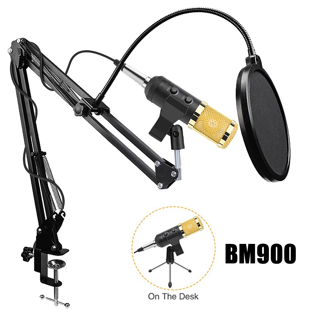 BM900 USB Capacitive Microphone Vocal Recording Wi... – Grandado