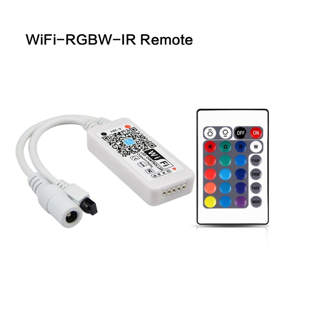 DC 5V 12V 24V WiFi / Bluetooth RGB / RGBW LED IR R... – Grandado