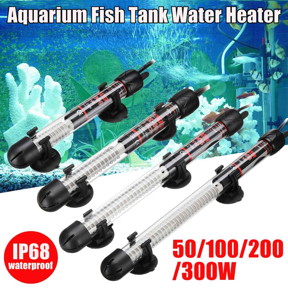 50W-300W Aquarium Submersible Fish Tank Automatic ... – Grandado