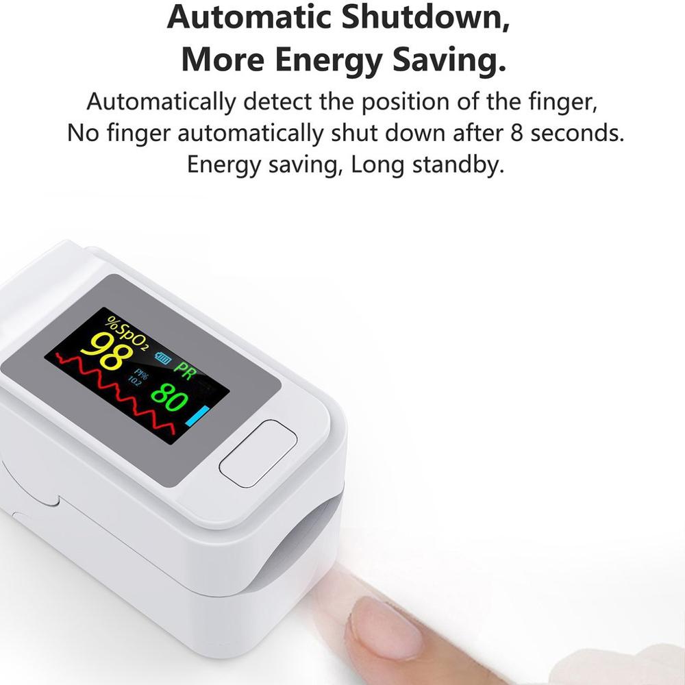 Fingertip Pulse Oximeter Heart Rate Monitor with L... – Grandado