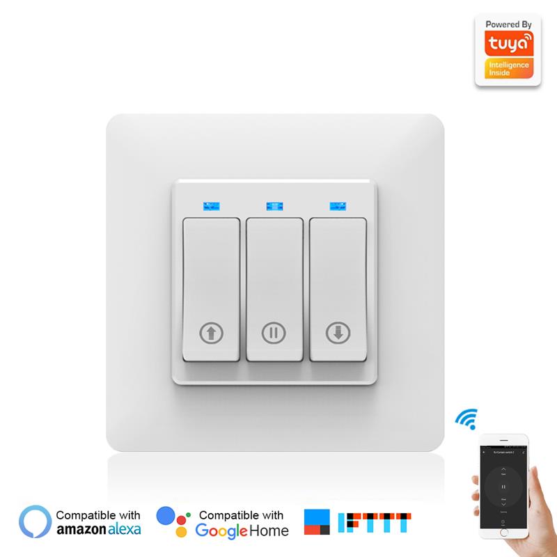 Wifi Smart Press Curtain Switch Voice Control APP ... – Vicedeal