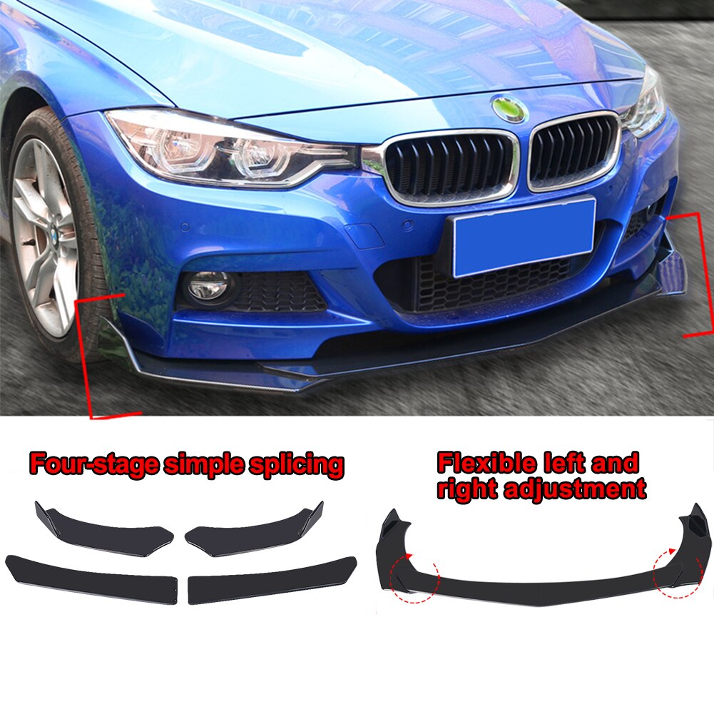 Car Universal Front Bumper Lip Body Kit Spoiler Sp... – Grandado