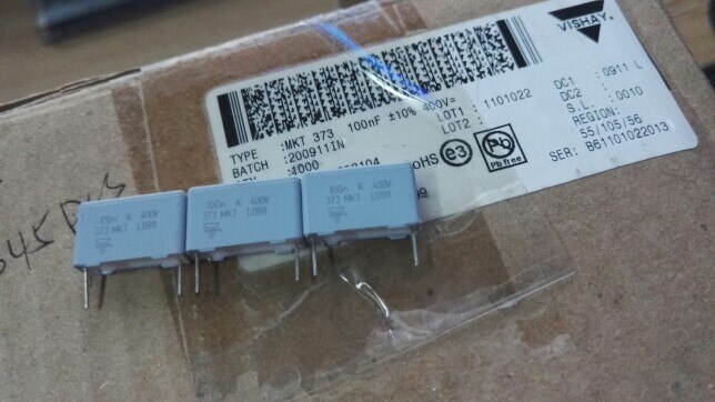 50PCS BC VISHAY MKT373 0.1uf/400V P15MM film capac... – Vicedeal