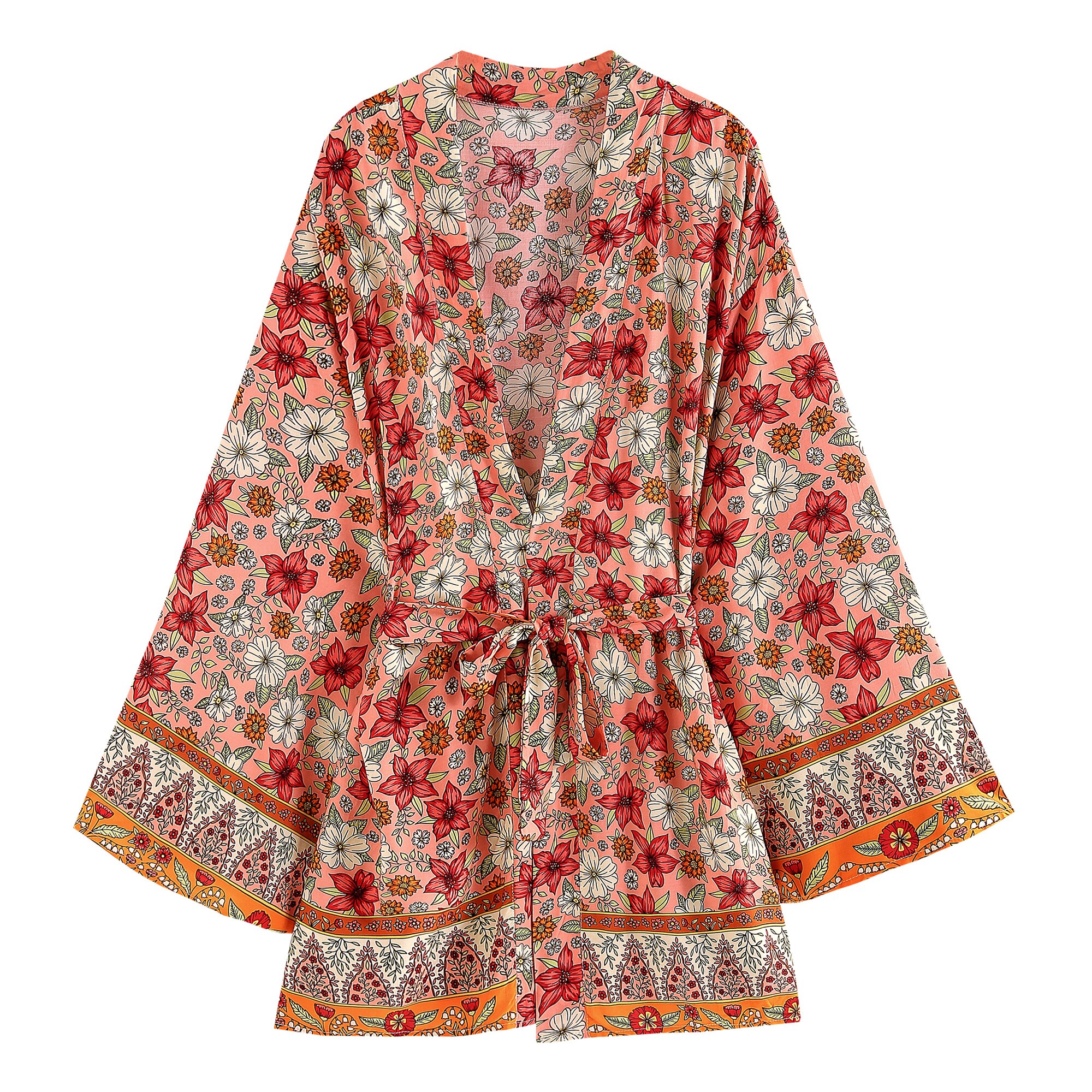 Boho Vrouwen Kleding Rayon Gewaden Korte Cover Ups... – Vicedeal