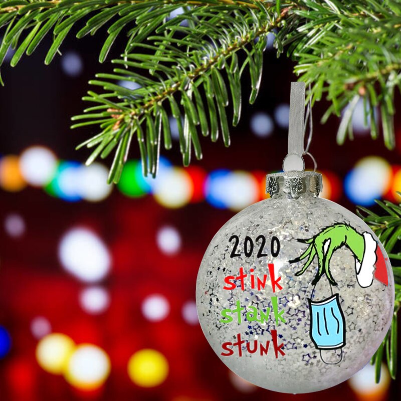 Christmas Balls Ornaments Star Liquid Quicksand Tr... – Grandado