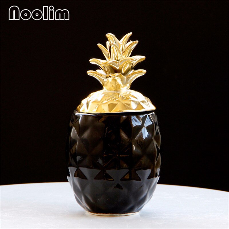 Nordic Ceramic Pineapple Figurines Pineapple Stora... – Grandado