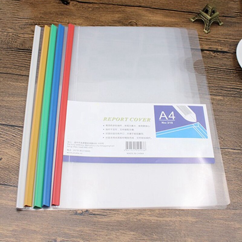 10 stk a4 størrelser klar plast fil dokumentmappe... – Vicedeal