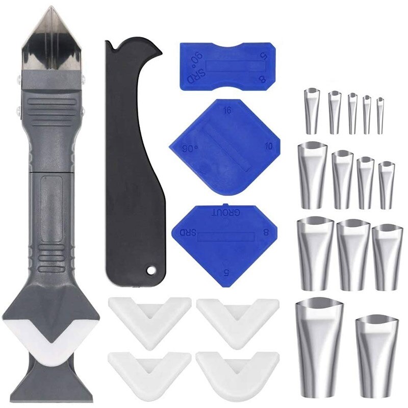 24 Pcs Siliconen Solvent, Siliconen Grout Tool Set... – Vicedeal