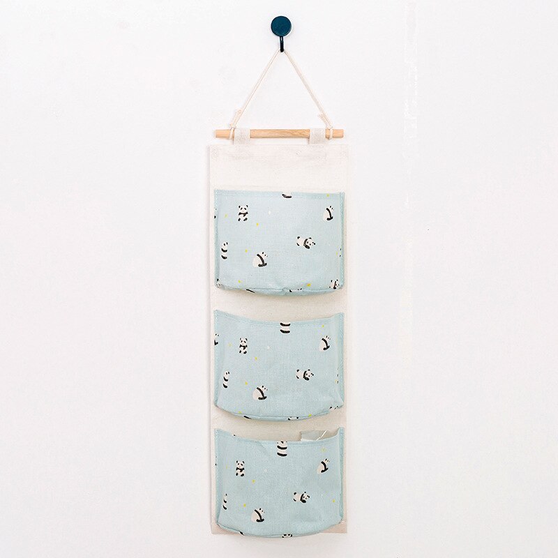 Fabric Hanging Bag Living Room Storage Basket Mult... – Vicedeal