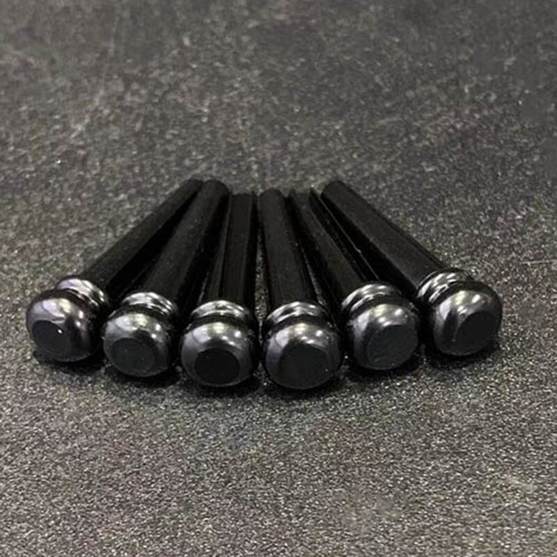 6 Stuks Real Bone Akoestische Gitaar Bridge Pins P... – Grandado