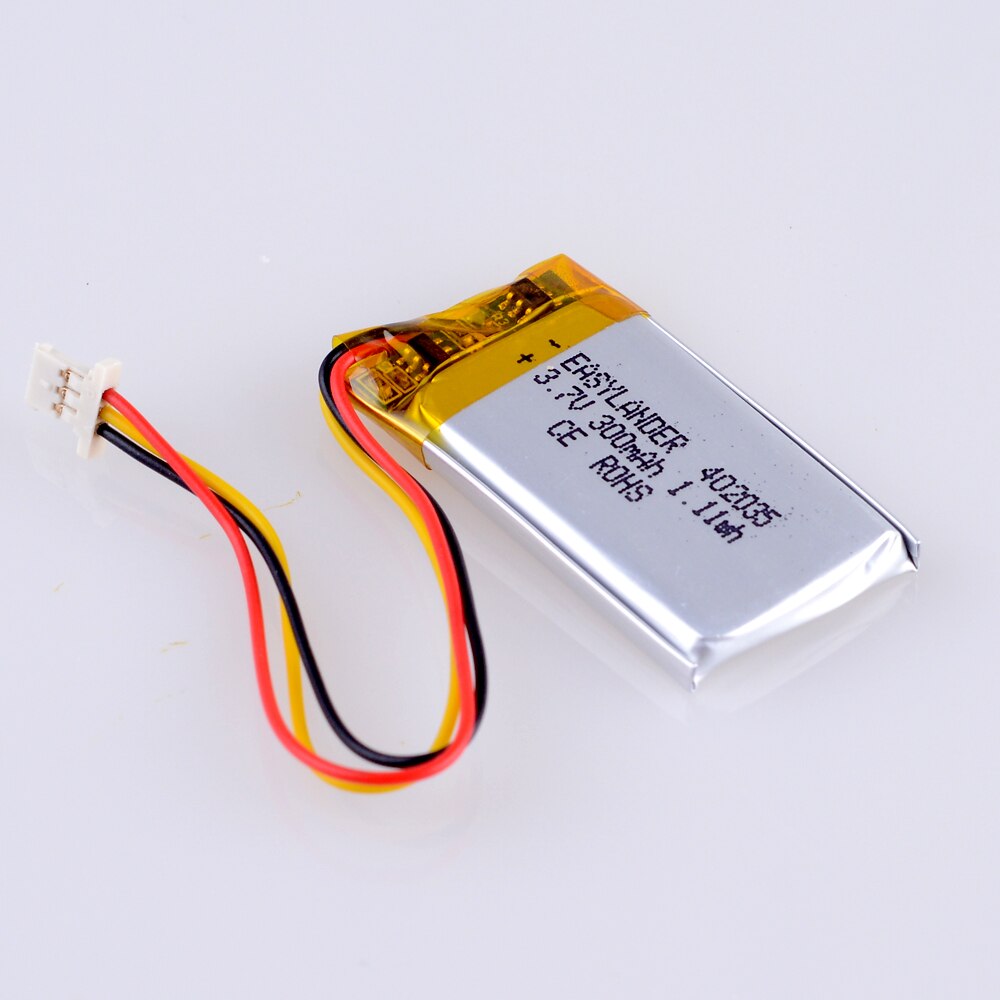 3.7V 250mAh Li Polymer Battery For GPS DVR MP3 Dri... – Grandado
