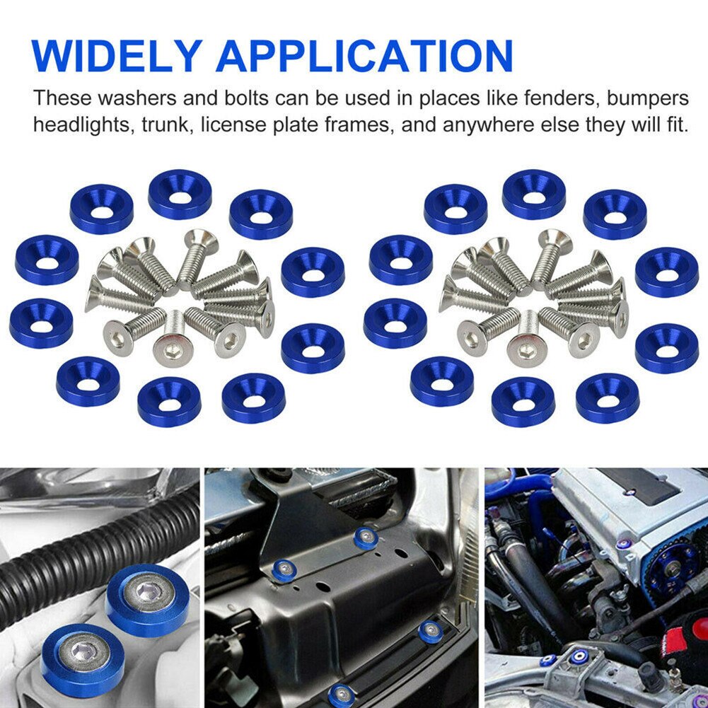Trunks Washer Bolt 20Pcs Wings Billet Aluminum Bum... – Grandado