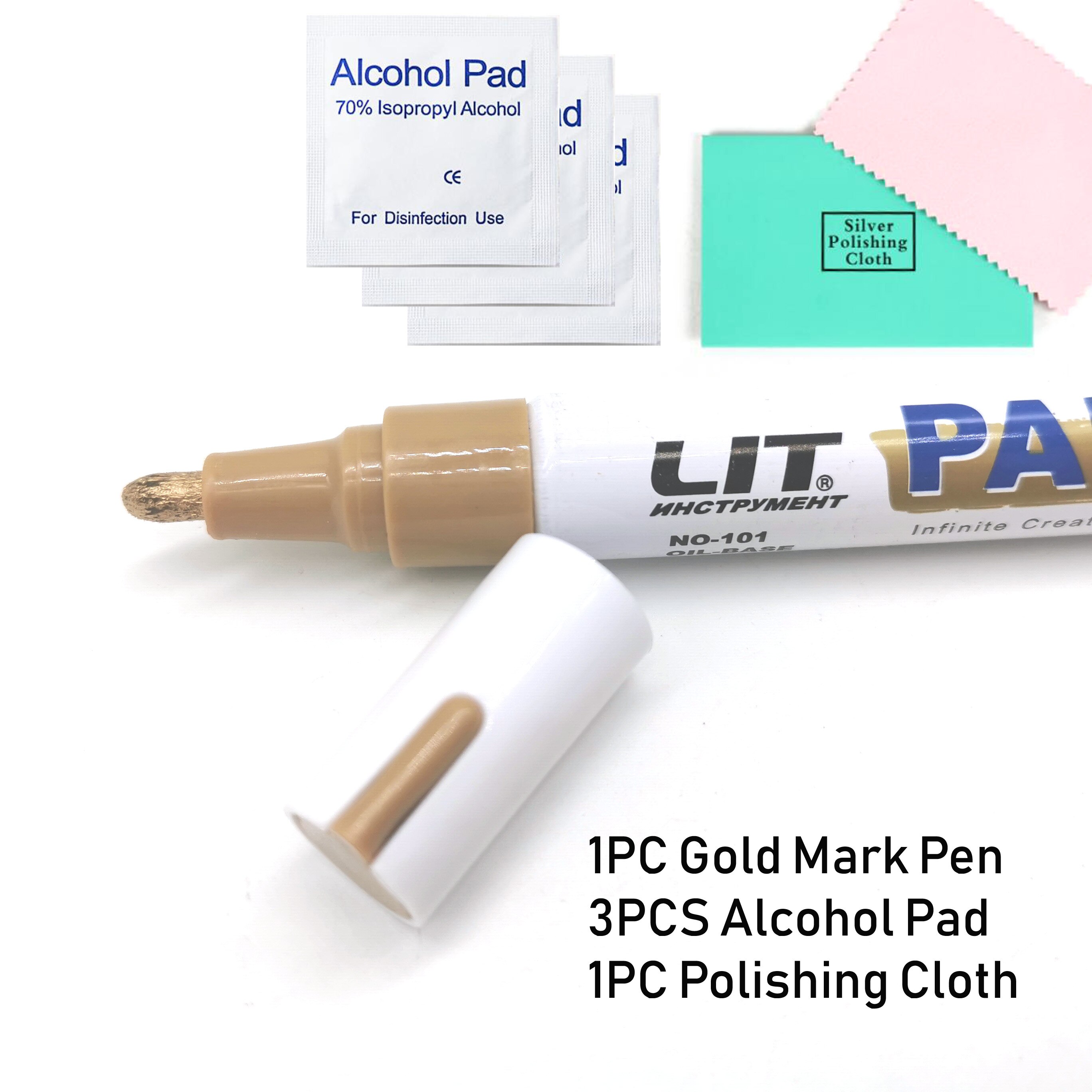 Metalen Stempel Emaille Marker Inkt Makring Pen Vo... – Vicedeal