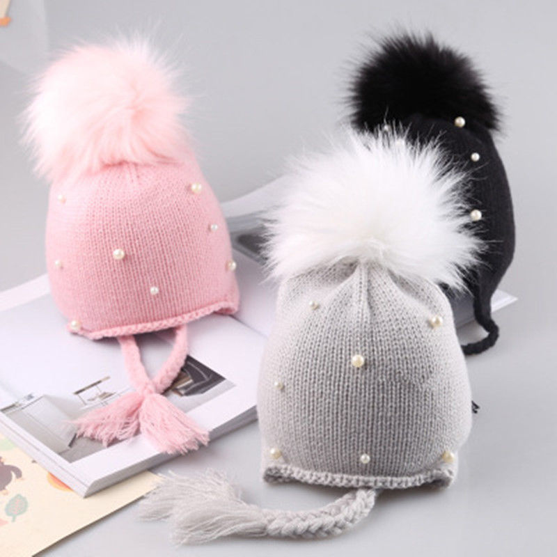 Stijl Leuke Kids Mutsen Caps Kind Haak Winter Warm... – Grandado