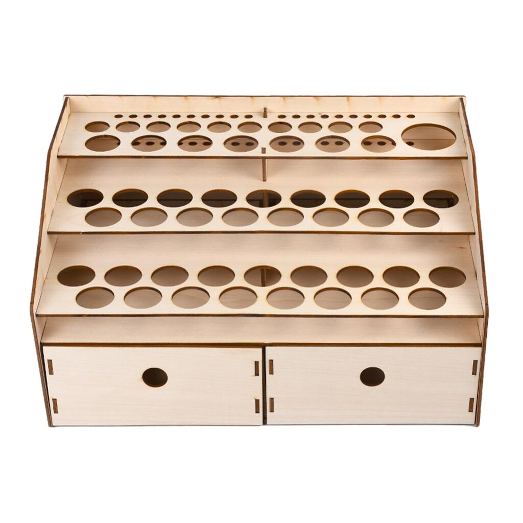 Natural Wooden Paint Rack Stand Pigment Ink Bottle... – Vicedeal