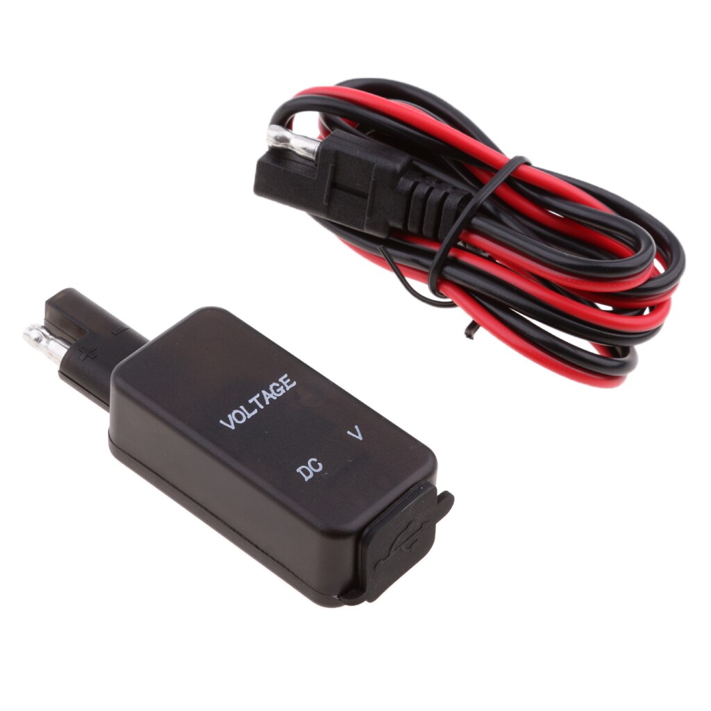 Motorcykel sae till usb kabeladapter dual usb port... – Vicedeal