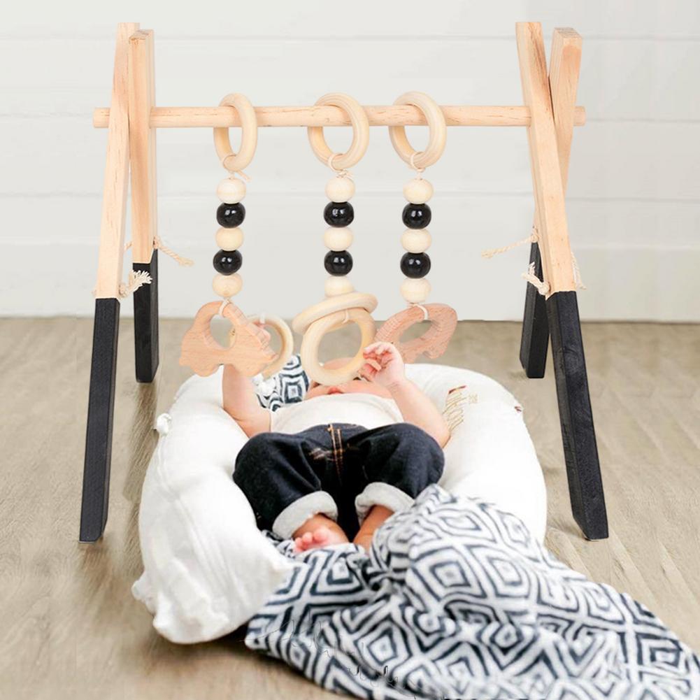Baby Wooden Play Gym Baby Foldable Activity Gym Fr... – Grandado