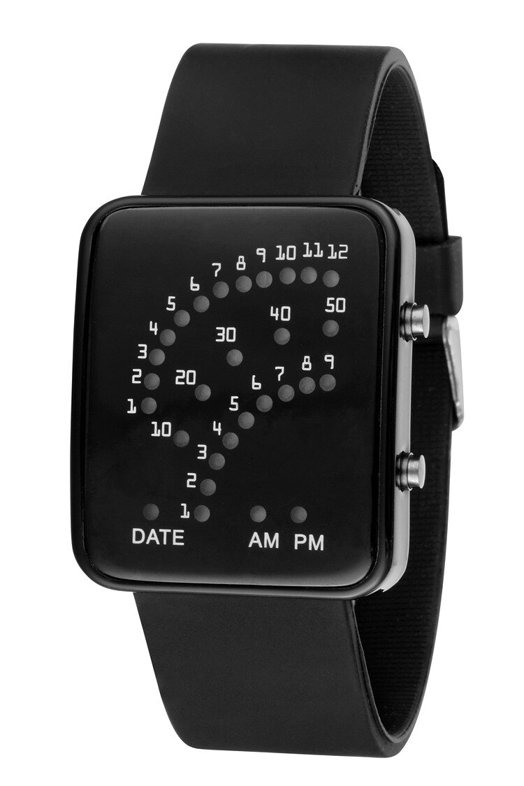 LED Digital Watches for Men Boy Binary Sector Dial... – Grandado