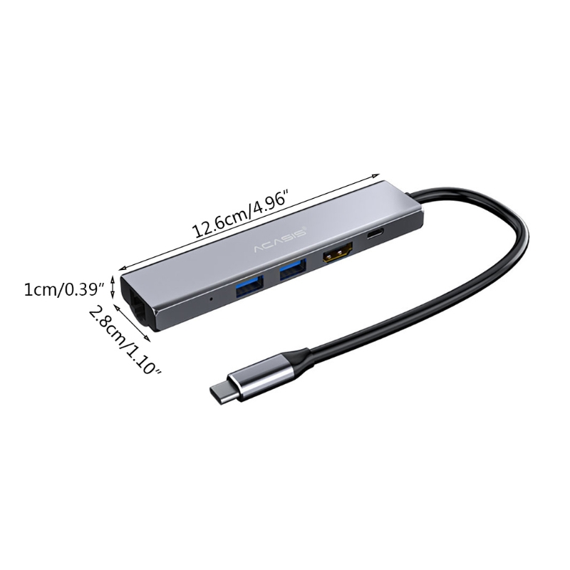 Ultra-fast 4K 30Hz Docking Station 5-in-1 Type C t... – Grandado