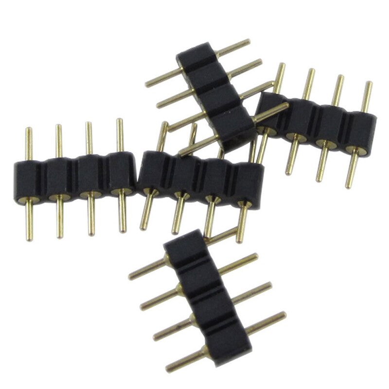 10 stuks/partij diy led 4- pins rgb connector 4- p... – Vicedeal