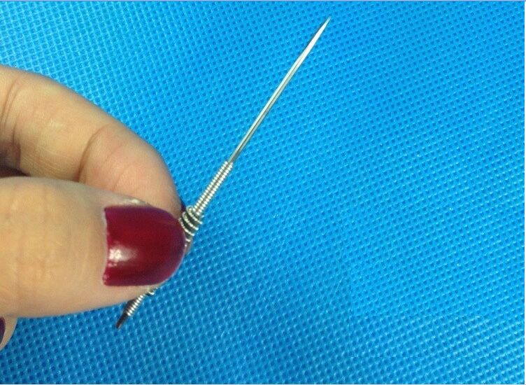 Aguja Trigona de acero de tungsteno para tratamien... – Grandado