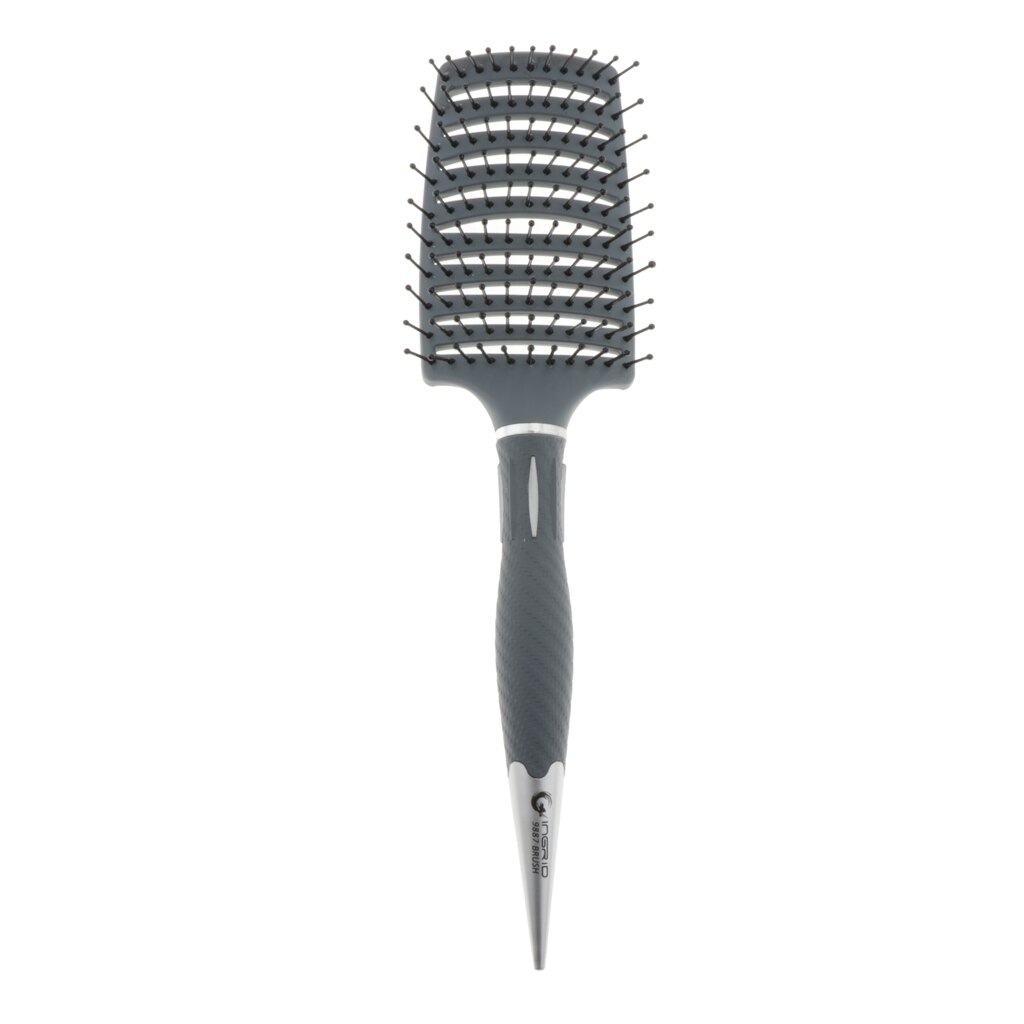 Soft Nylon Pins Cushioned Paddle Brush for Detangl... – Grandado