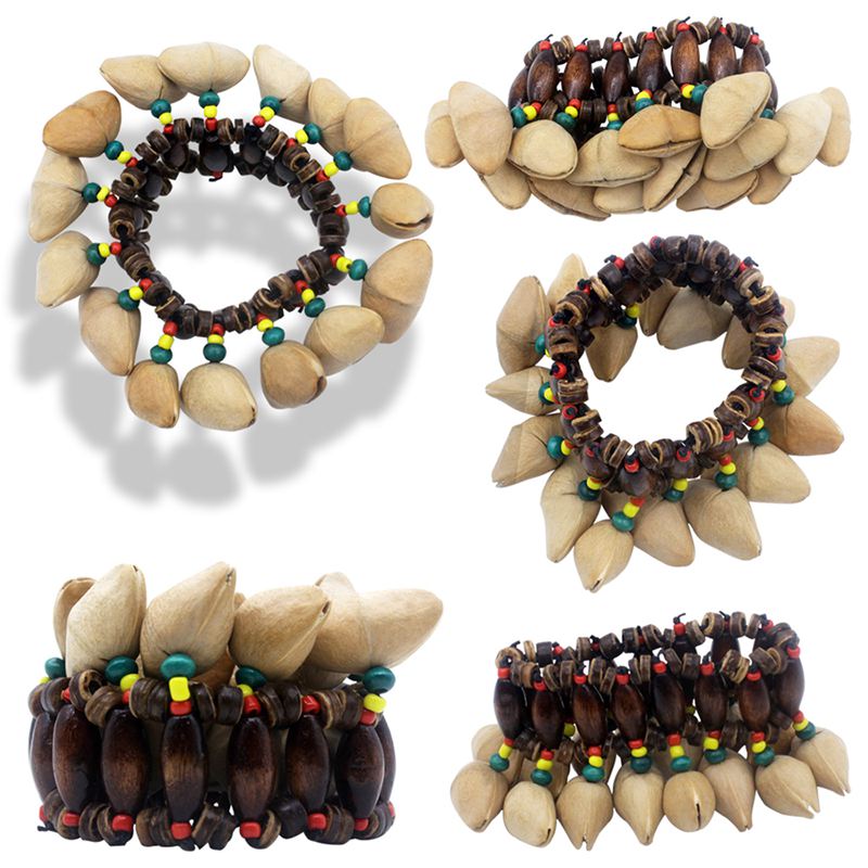 Handmade Nuts Shell Bracelet Handbell for Djembe A... – Vicedeal