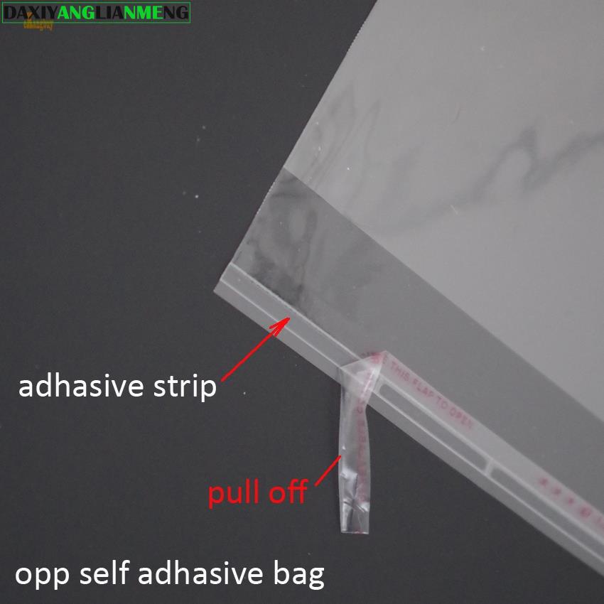 500Pcs Clear Hersluitbare Bopp/Poly/Cellofaan Zak ... – Vicedeal