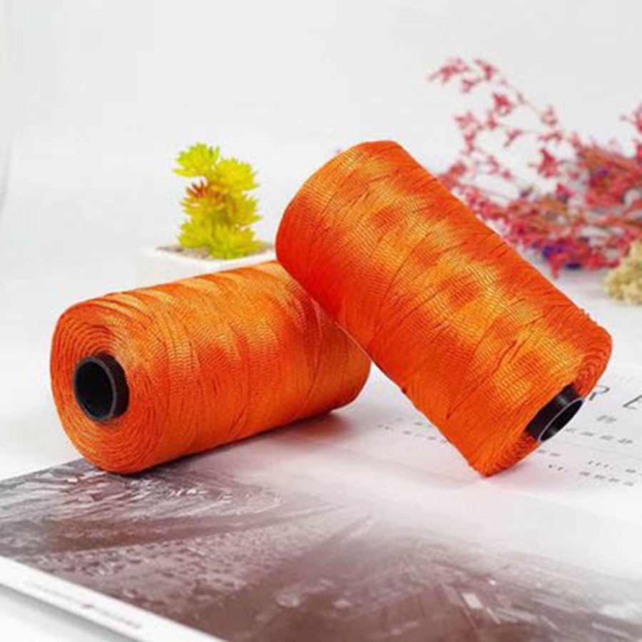 100g/reel Summer Crochet Yarn Satin Webbing Blende... – Vicedeal