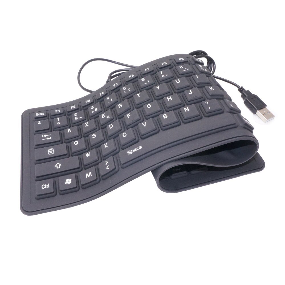 French Silicone keyboard USB 2.0 Silicone Roll Up ... – Grandado