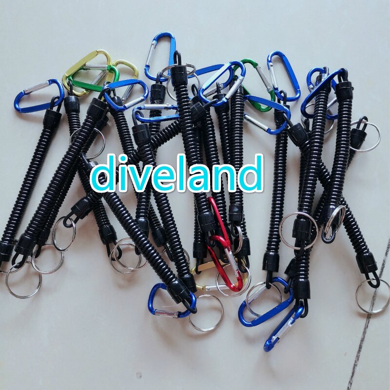 Scuba Diving Anti-Lost Spring Coil Lanyard with Al... – Vicedeal
