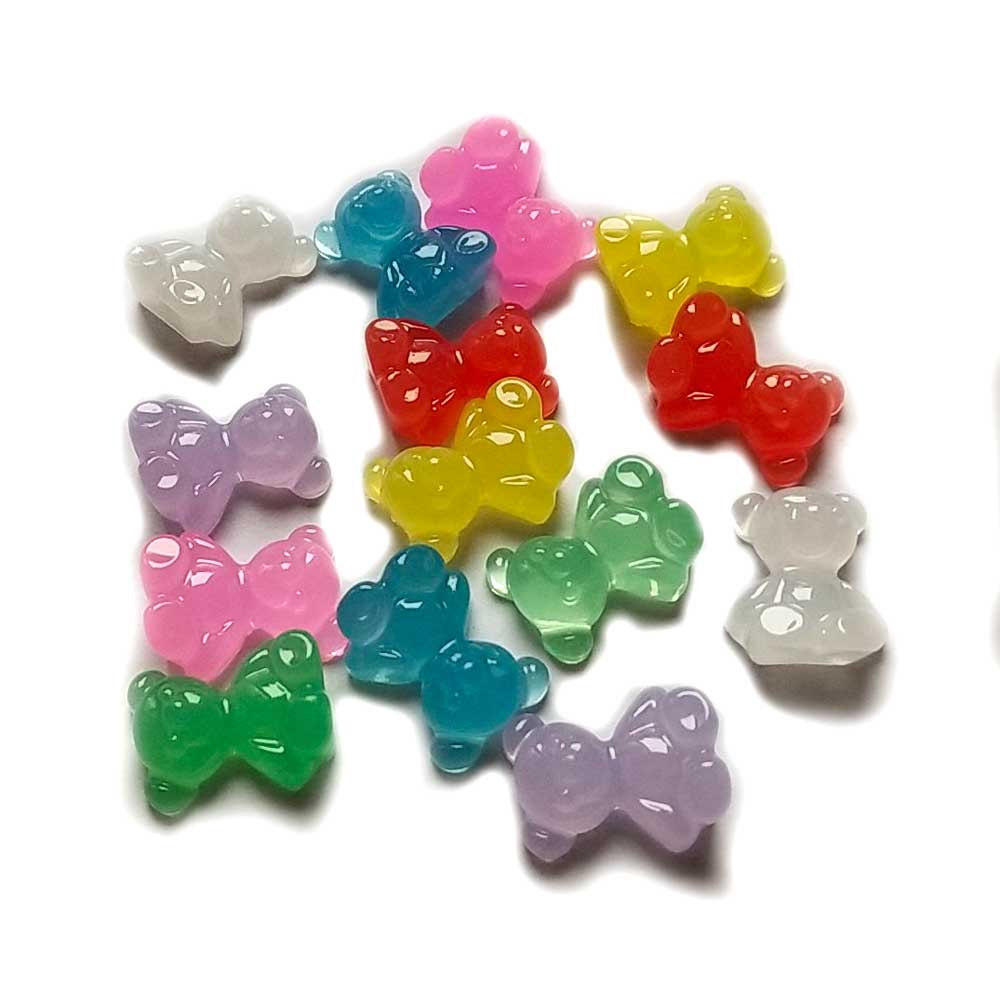 20/50pcs Bulk Assorted Color Gummy Bear Candy Bead... – Grandado