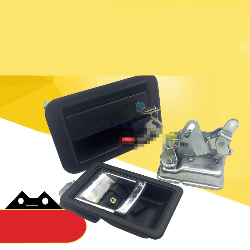 Cab Door lock assembly Lock block inner grip outer... – Vicedeal
