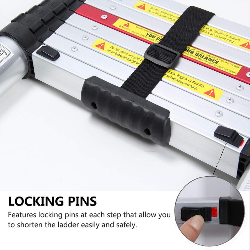 Aluminium Ladder Portable Lightweight Telescopic M... – Vicedeal