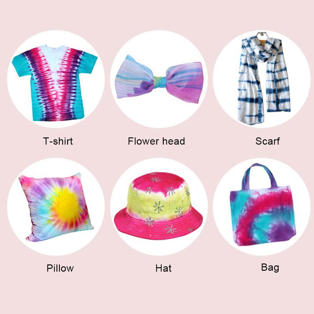 DIY One Step Tie Dye Set 12Color Party Craft Easy ... – Grandado