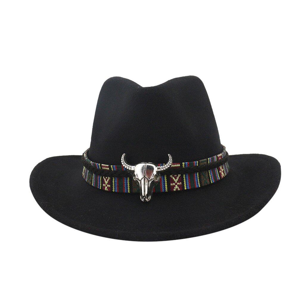 Cowboy Hat Men Women Western Cowboy Hat Winter Wov... – Grandado
