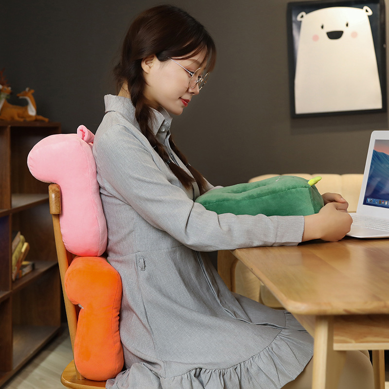 Plush Nap Pillow PP Cotton Office Rest Pillow Trav... – Grandado