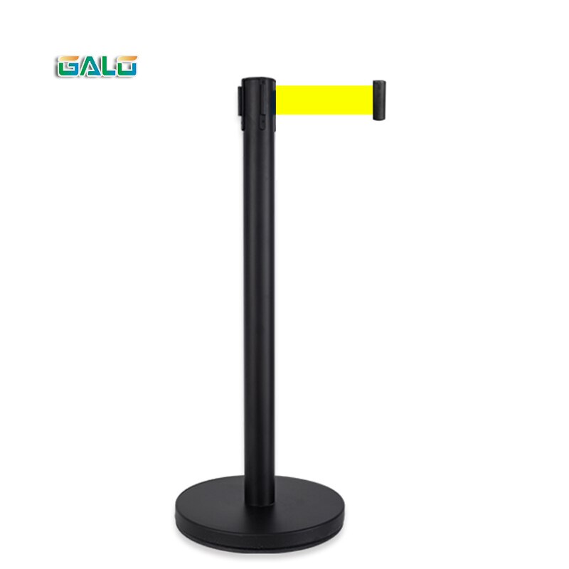 Matte Black Pillar Retractable Belt Queue Pole Bar... – Grandado