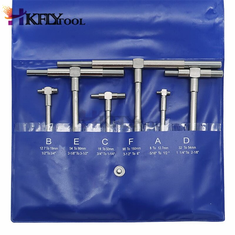 8-150 Mm Binnendiameter Gauge 6 Stks/set Telescopi... – Vicedeal