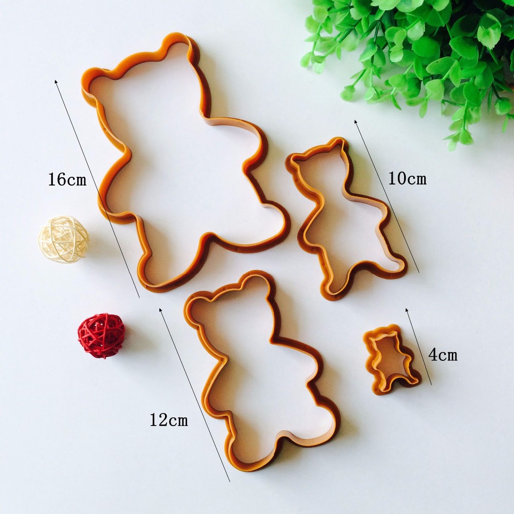 4 stks/partij Beer Biscuit Mold Bakken Tool Cookie... – Grandado