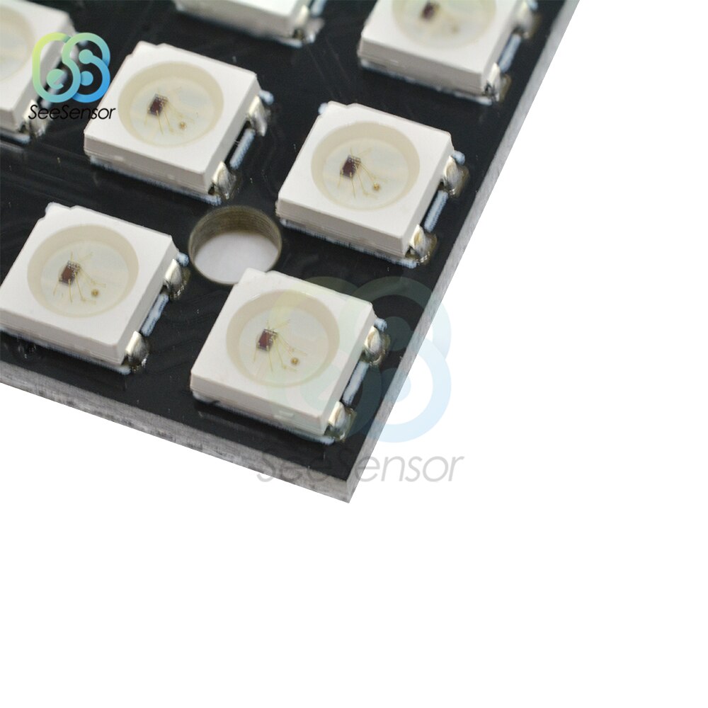 WS2812B RGB Flexible 5x5 Pixel Panel Matrix Screen... – Grandado